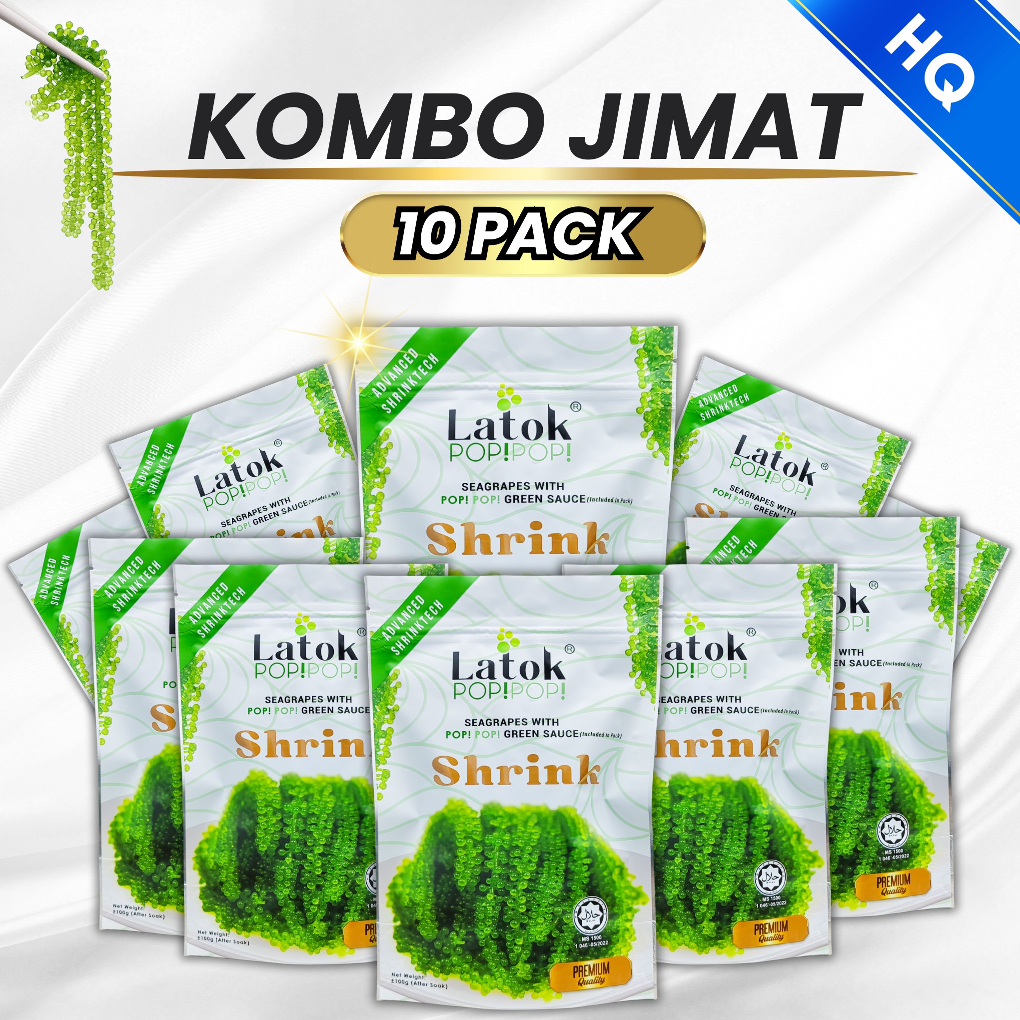 Makanan & Minuman :: Kombo 10 Pack Latok Pop! Pop! (Jimat RM20)